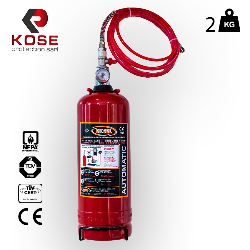 Extincteur avec détection automatique 2Kg
